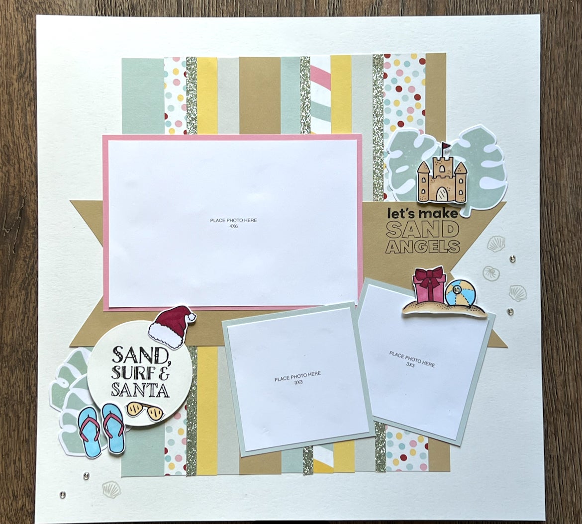 Sand, Surf & Santa Layout Kit | Tricia Petito Designs